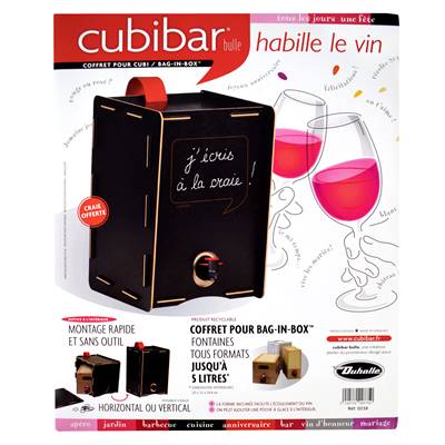Cache Cubi Design en Bois -Cubibar - 5 Litres - Fabriqué en Allemagne ...
